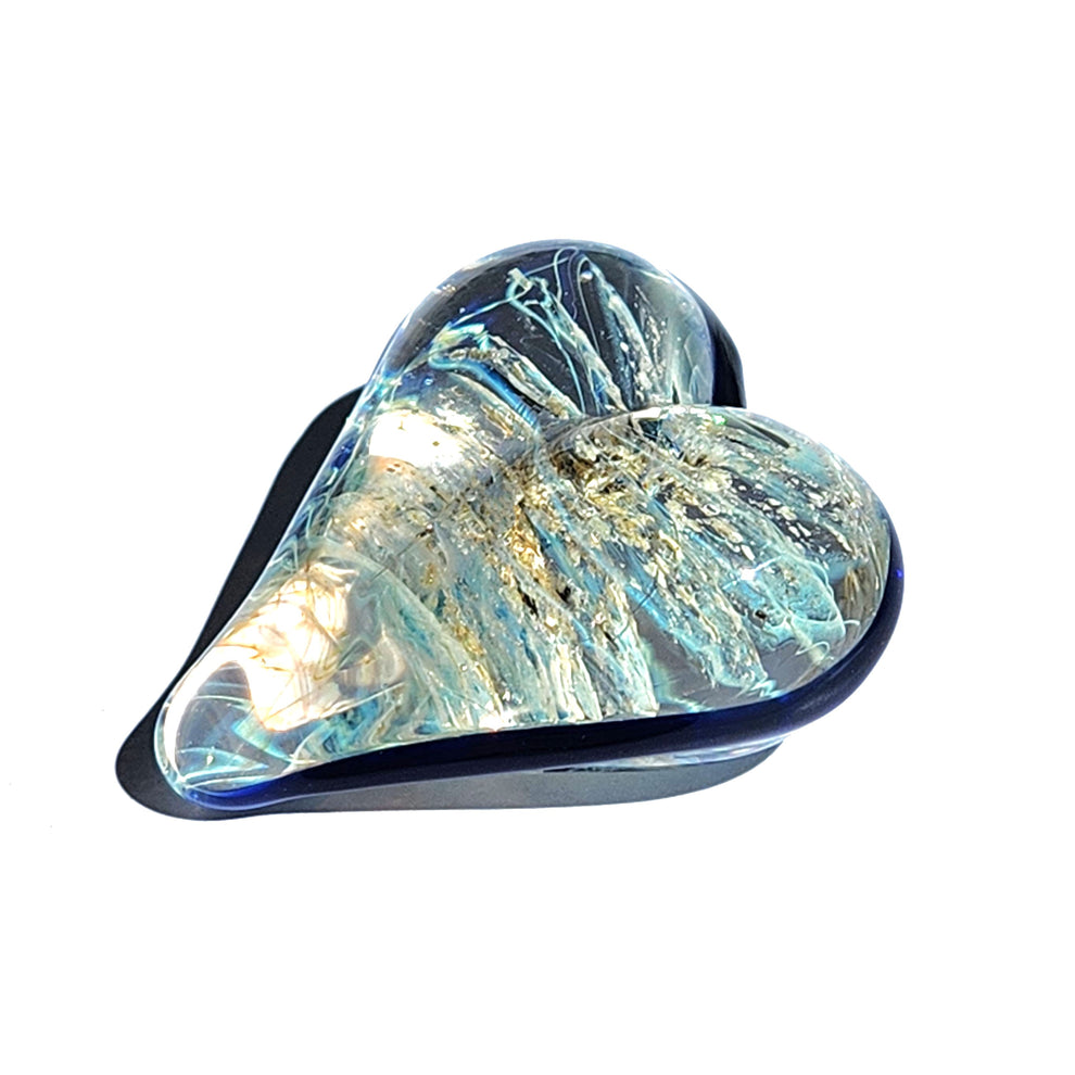 Heart-Shaped Cremation Touchstone – Memorial Stone with Ashes Keepsake ...