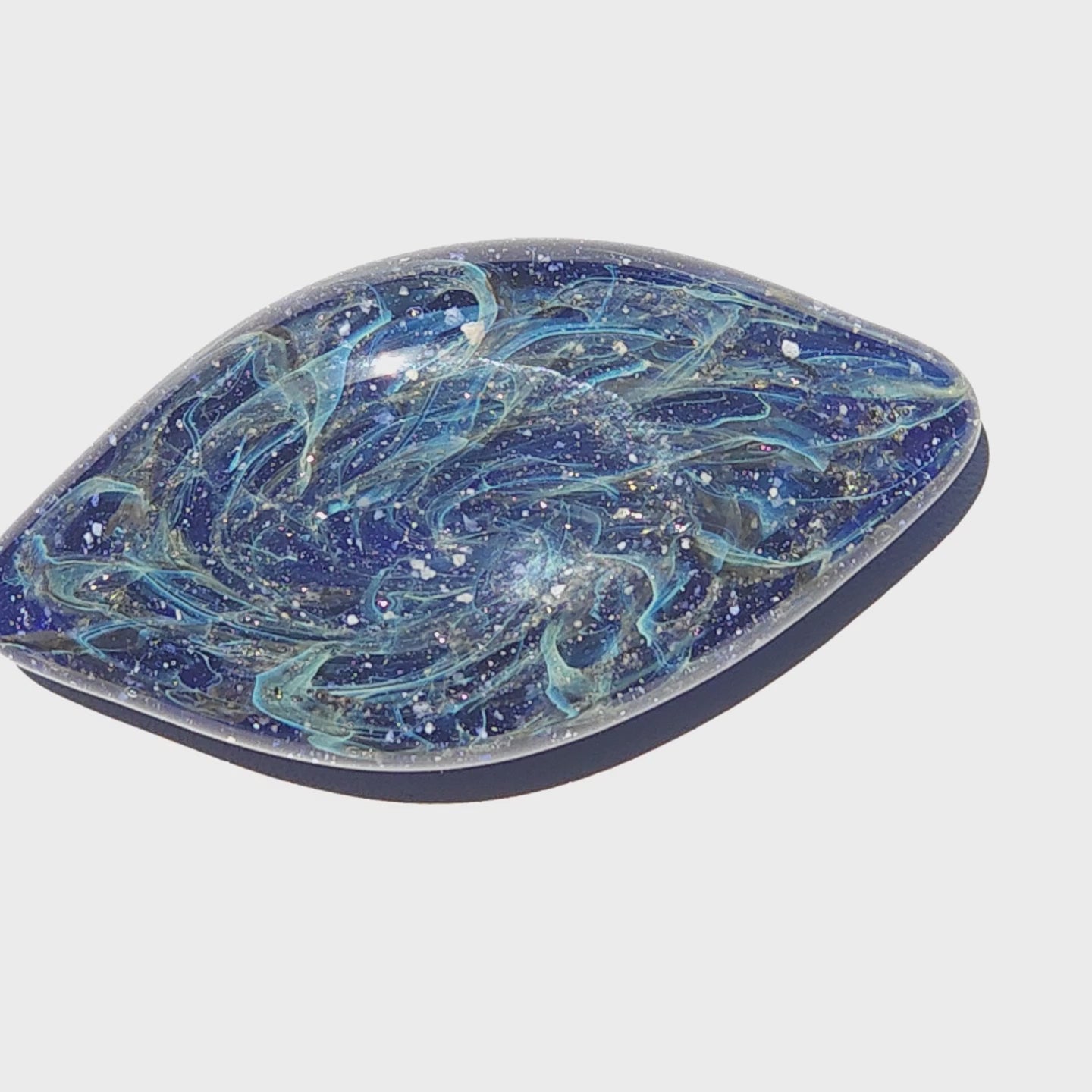 Galaxy Stone - Glass Cremation Touchstone – DragonFire Cremation Jewelry